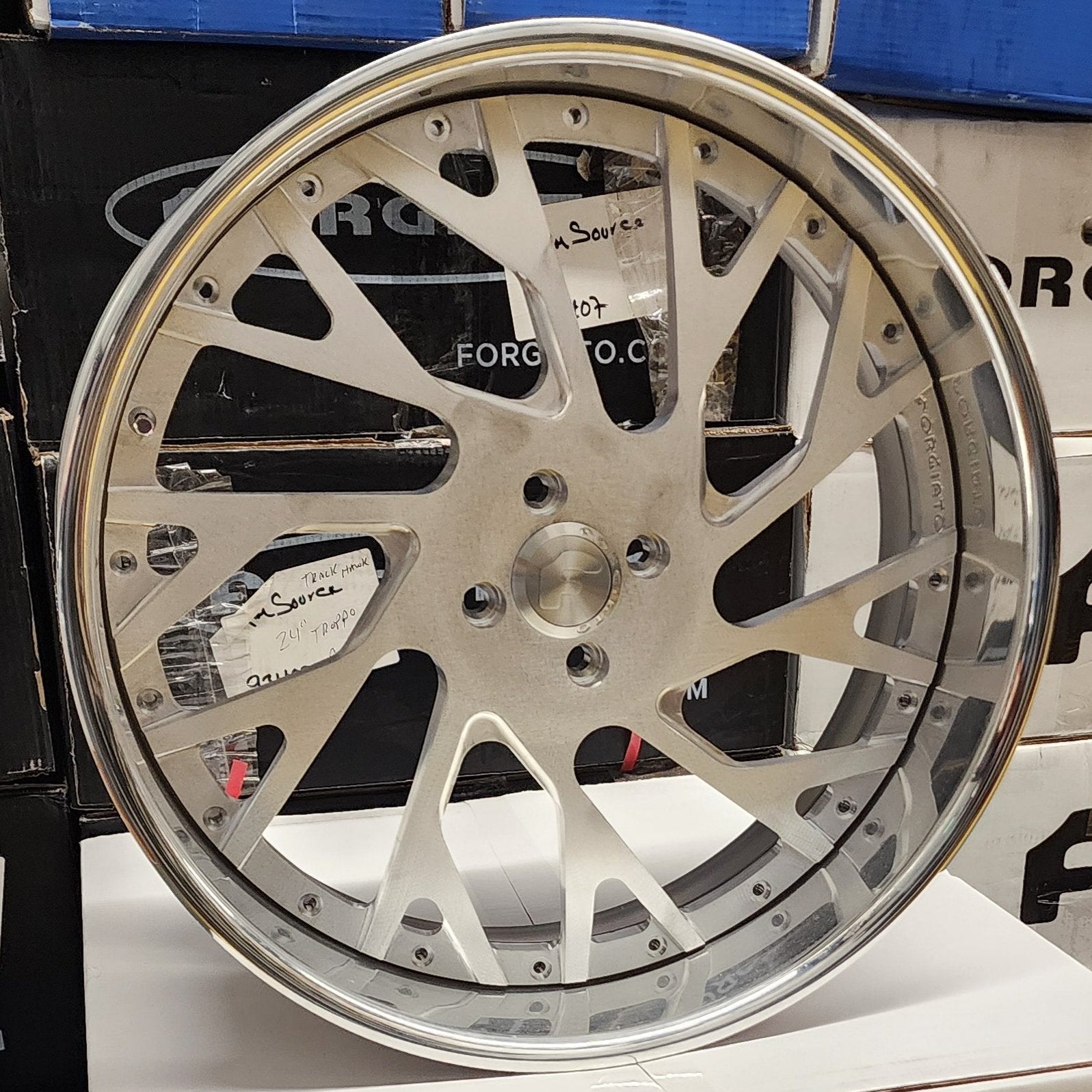 22" FORGIATO CONCENTRATI D (2 REAR WHEELS) FOR TRIKE (RAW) – Rim Source