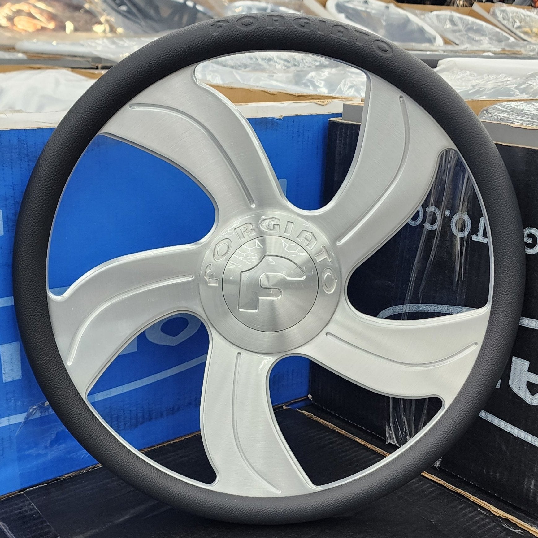 FORGIATO XKW 2 BRUSHED STEERING WHEEL – Rim Source