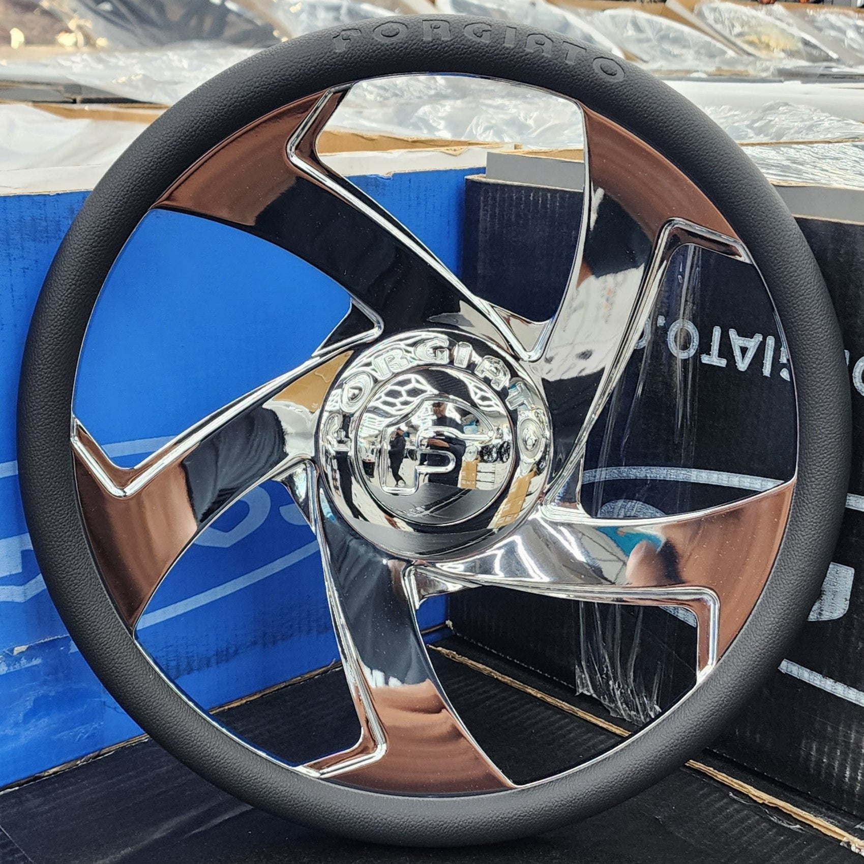 FORGIATO CHROME SR01 STEERING WHEEL – Rim Source