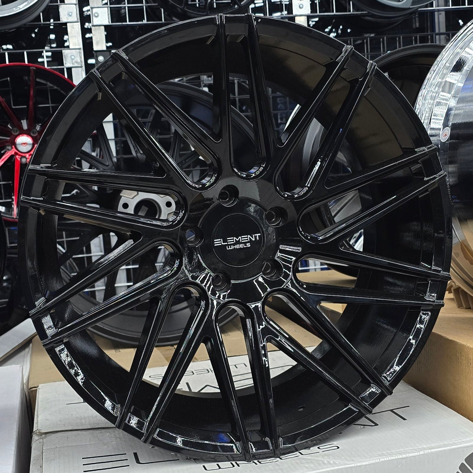 22" ELEMENT EL33 5X130 FOR PORSCHE PANAMERA CAYANNE TAYCAN BENTLEY MUL ...