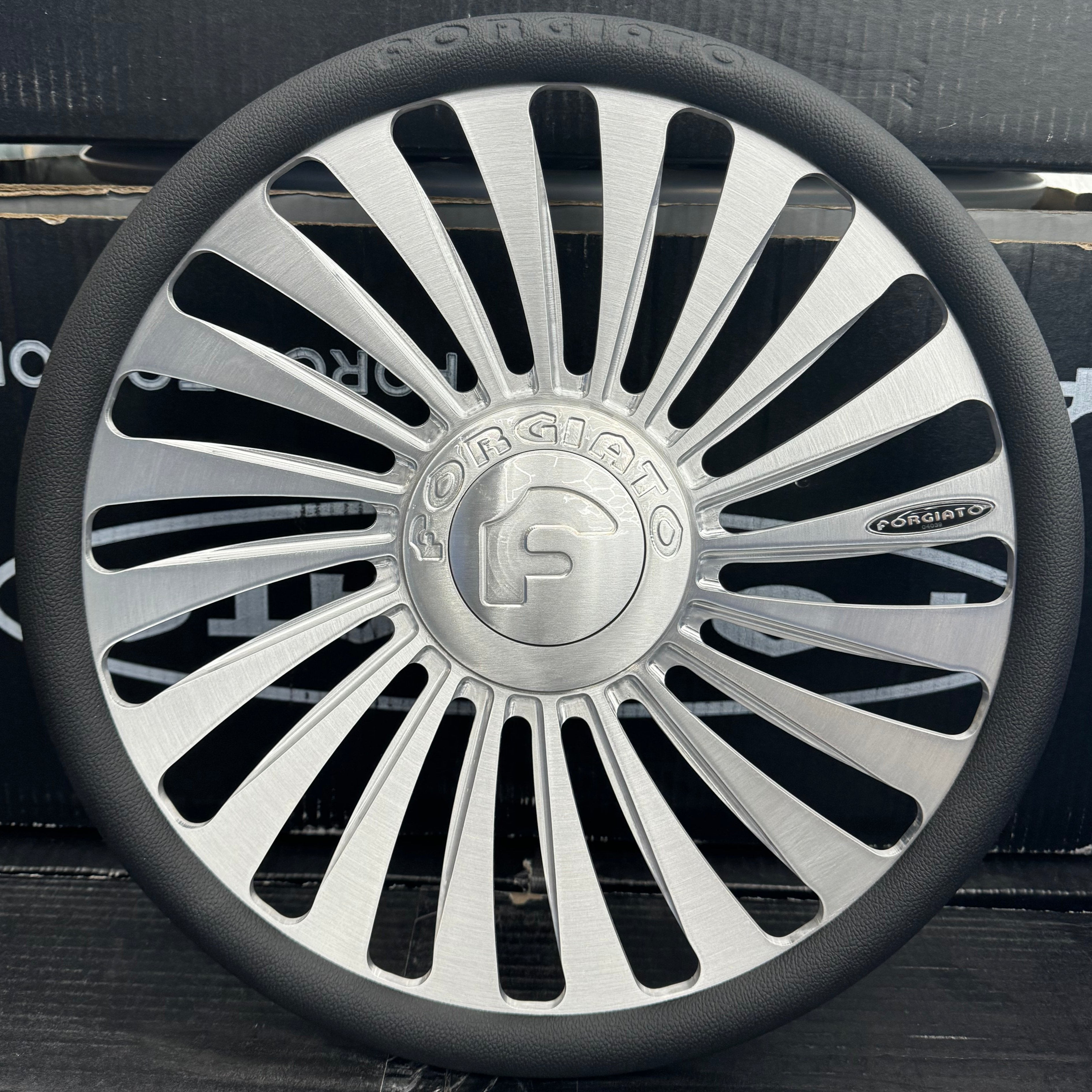 FORGIATO AUTONOMO BRUSHED STEERING WHEEL – Rim Source