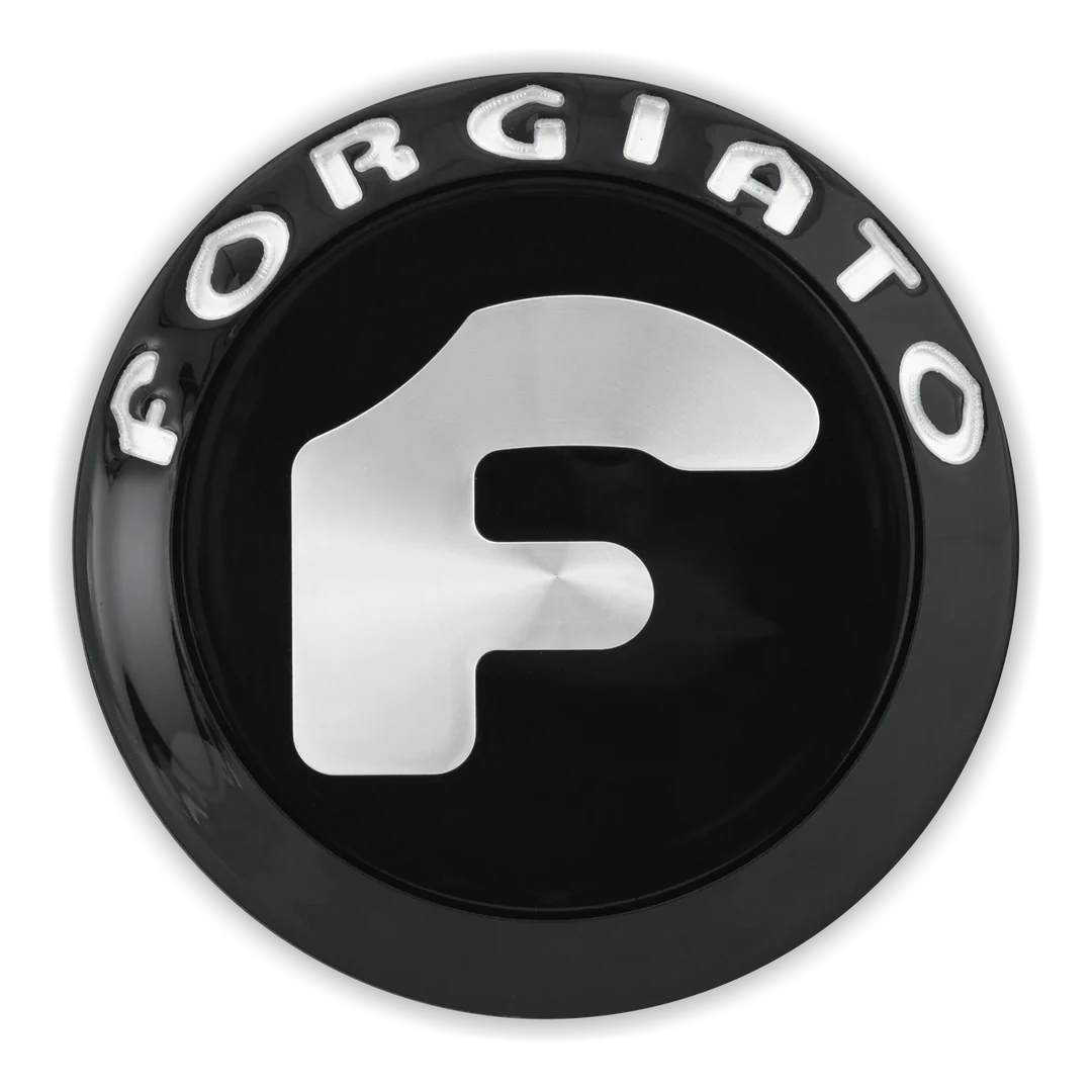 Forgiato Billet Standard Cap Black/Brushed – Rim Source